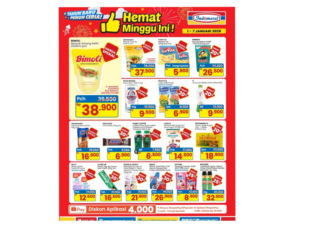 Promo Hemat Indomaret Minggu Ini: Produk Home Care hingga Camilan Enak ...