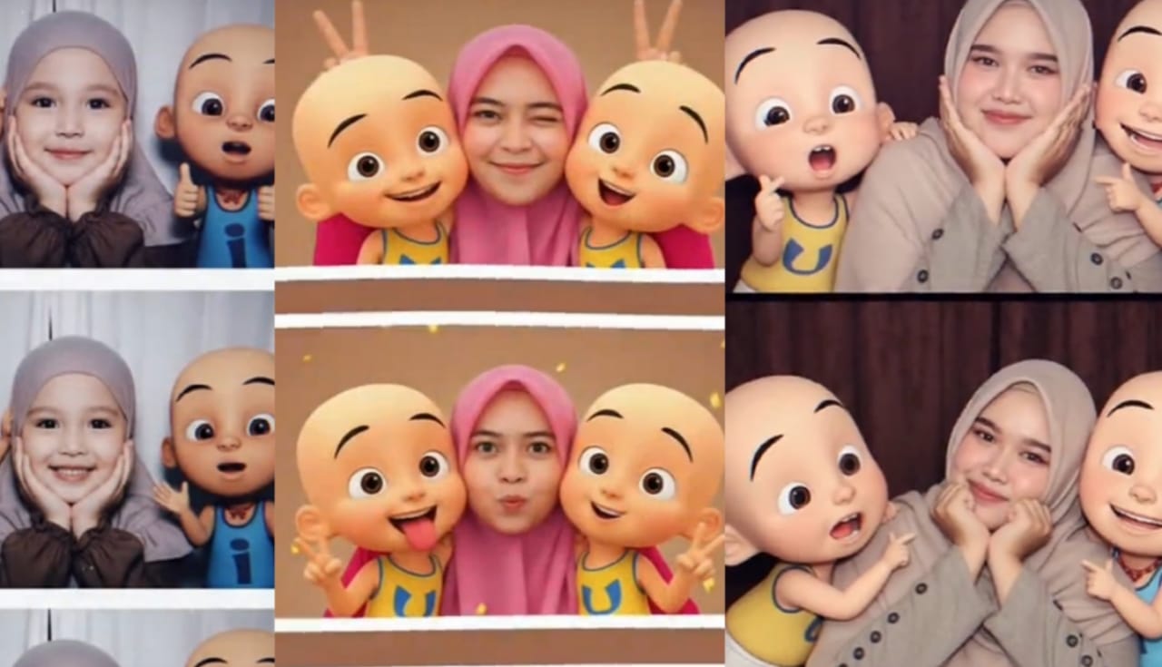 Prompt Gemini AI Untuk Edit Foto Bersama Karakter Upin dan Ipin