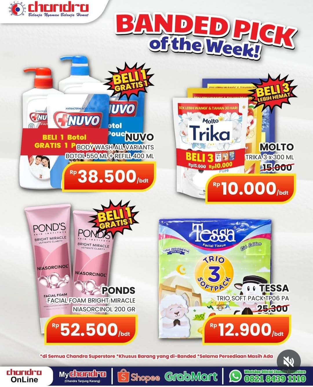 Chandra Superstore Tebar Promo 'Banded Pick of the Week', Ada Beli 1 ...