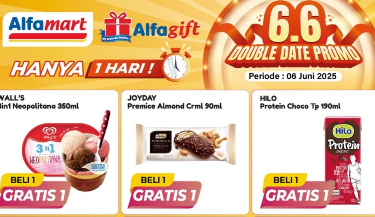 Promo Serba Gratis Spesial Festival 6.6 Alfamart, Beli Produk Favorit ...