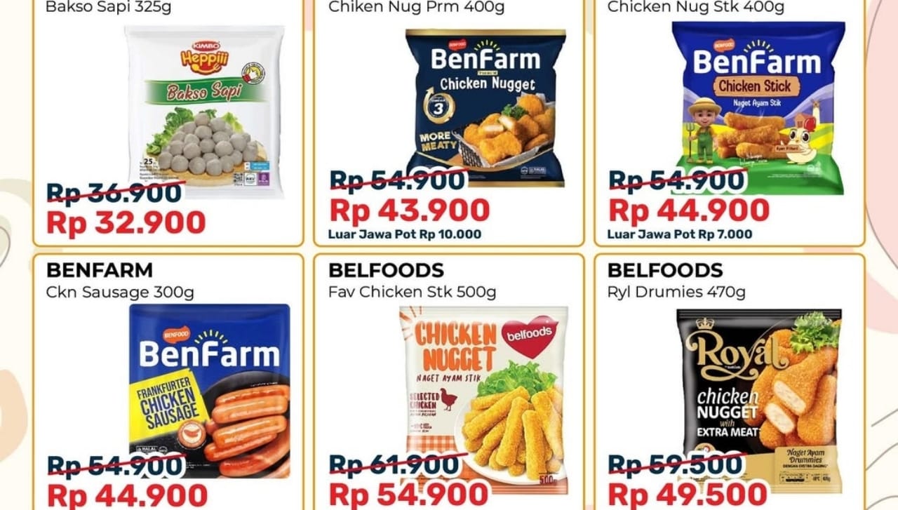 Belanja Murah Produk Frozen Food Fair di Alfamart, Menu Sarapan Dijamin ...