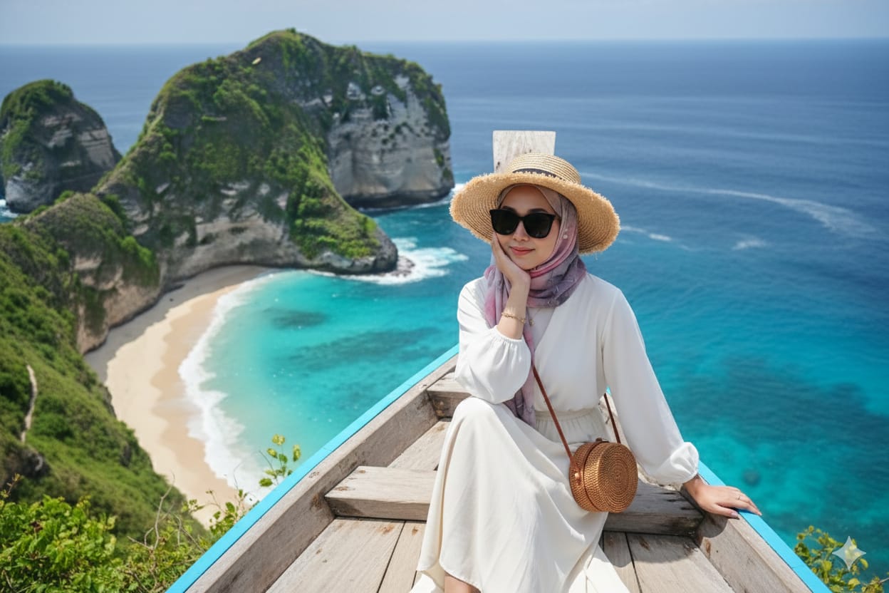 5 Prompt Gemini AI untuk Ubah Foto Biasa Jadi Berlatar Nusa Penida ...