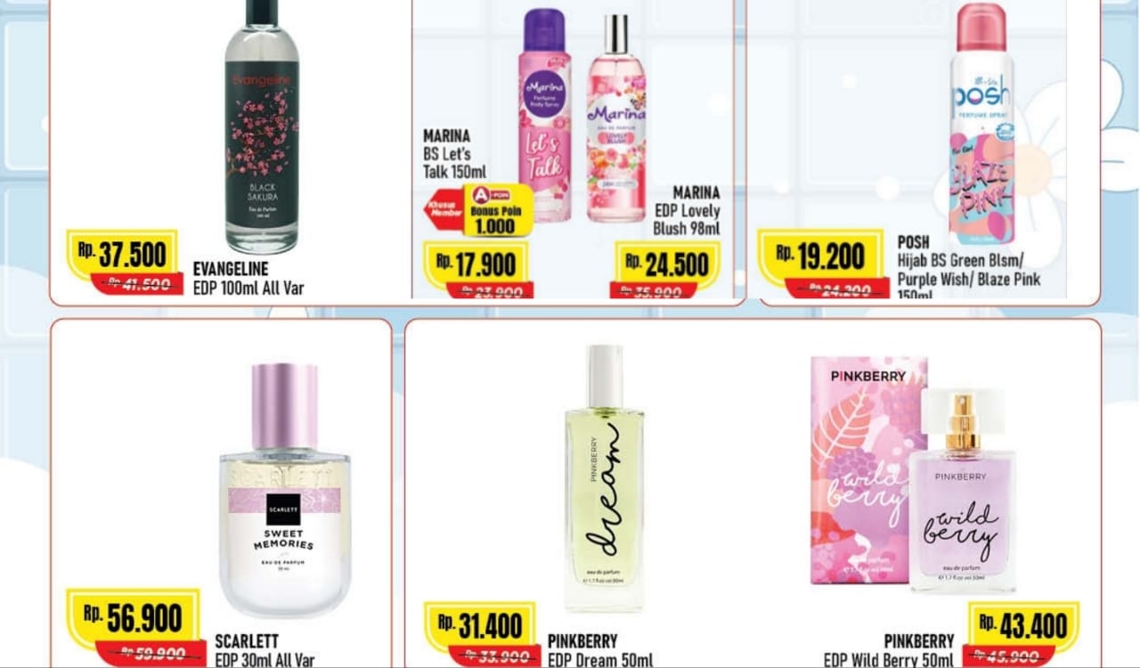 Promo Parfum Wanita di Alfamart, Budget Murah Dengan Harum Tetap ...